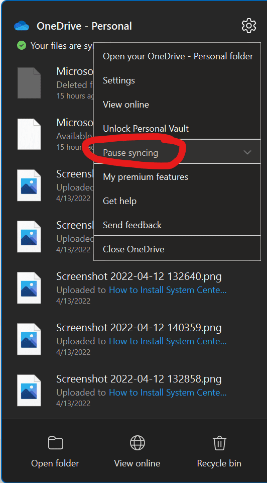 How to Reset OneDrive Synchronization | Petri IT Knowledgebase