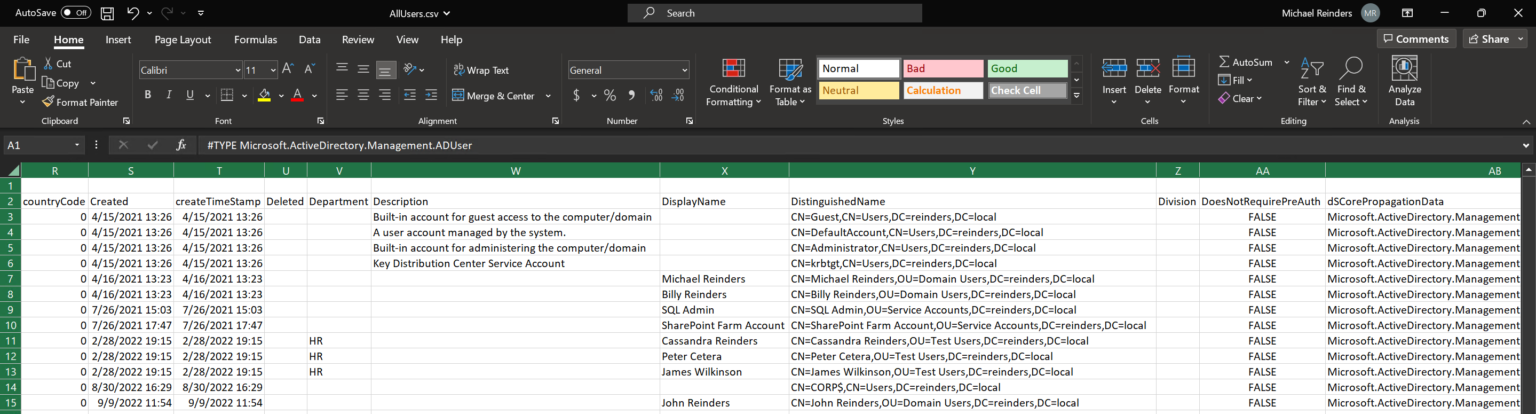 How to Export Active Directory Users to CSV | Petri