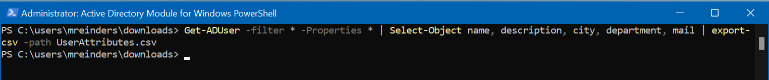 How to Export Active Directory Users to CSV | Petri