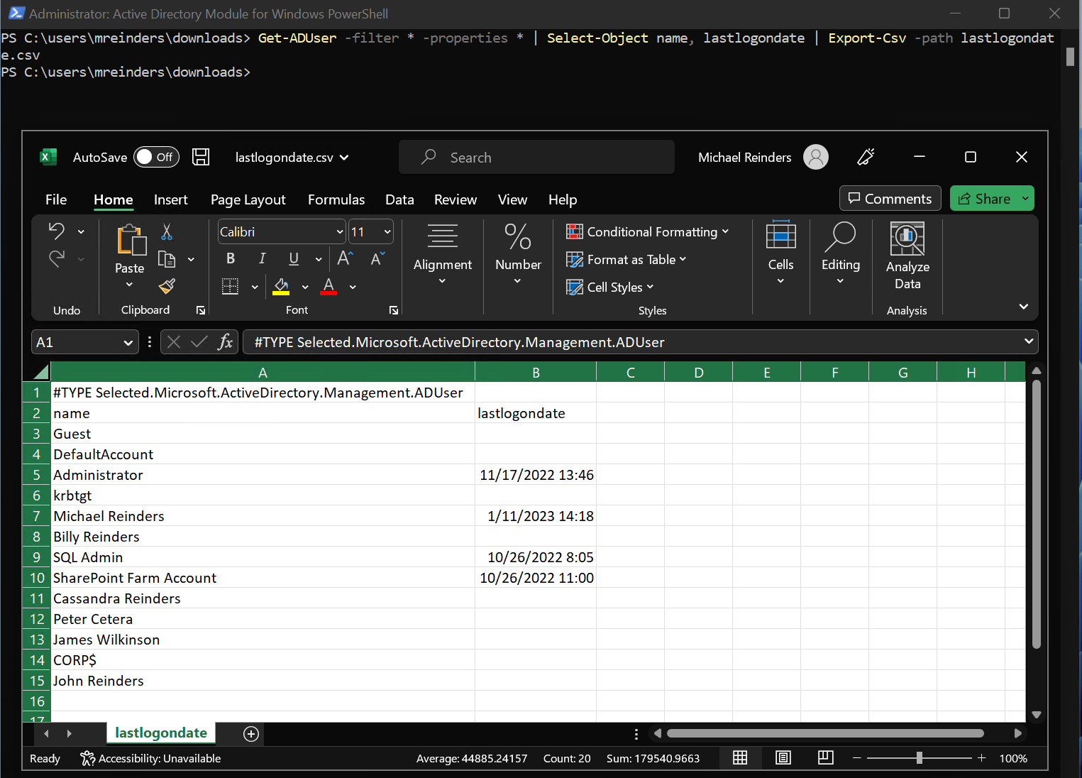 How to Export Active Directory Users to CSV | Petri