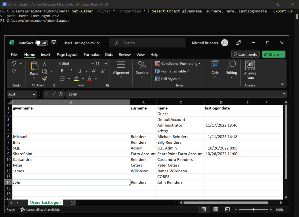 How to Export Active Directory Users to CSV | Petri