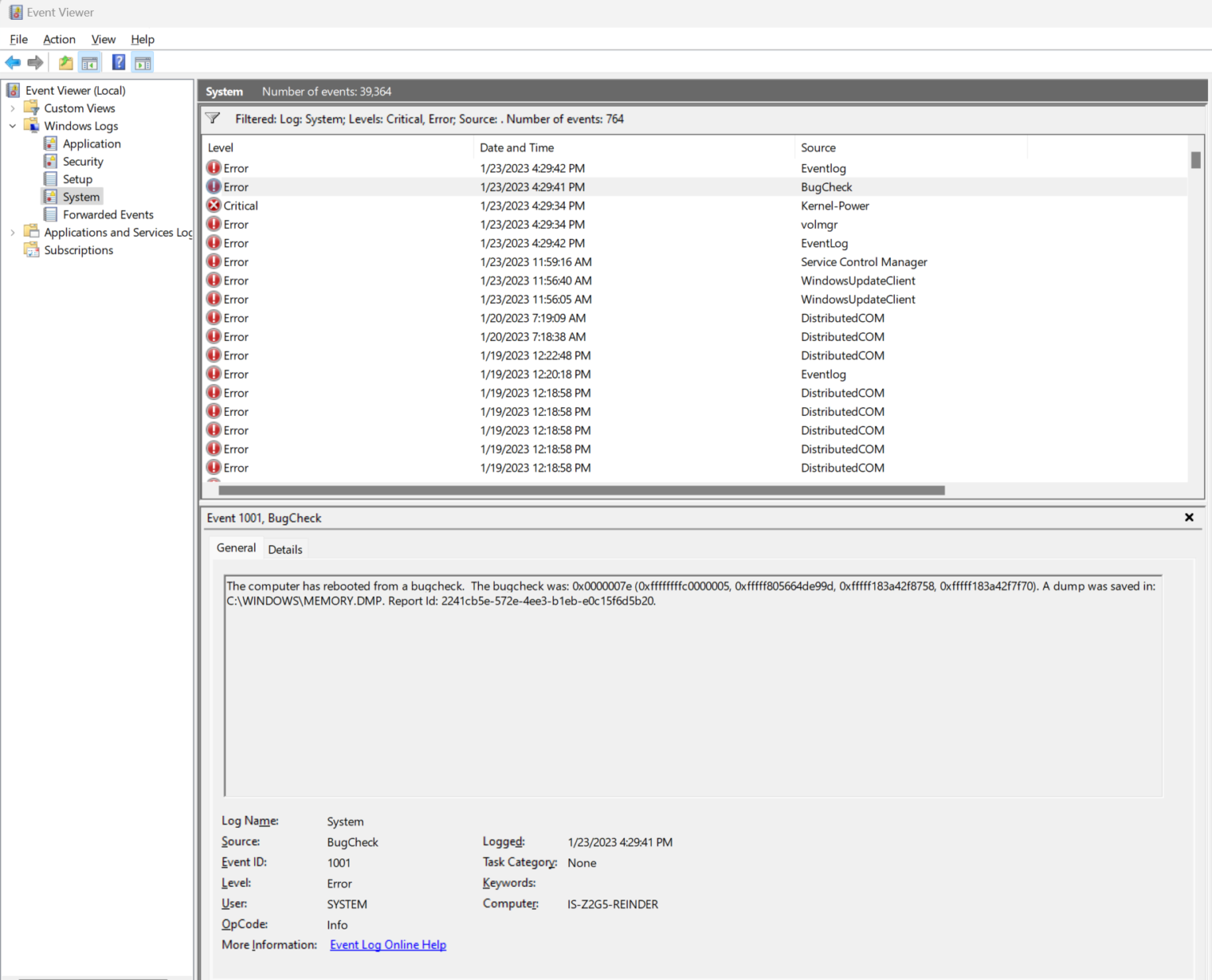 How To Find Windows 10 Stop Codes | Petri IT Knowledgebase
