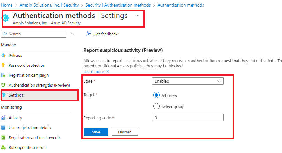 Microsoft Introduces Suspicious Activities Reporting in Azure AD