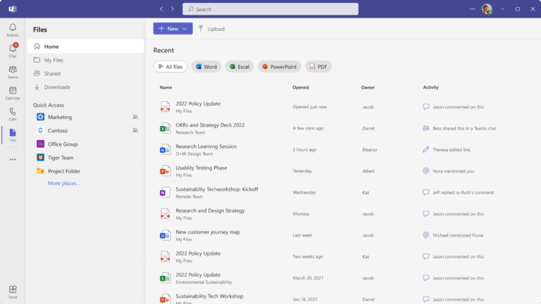 Microsoft Teams to Get New Files Experience Next Month