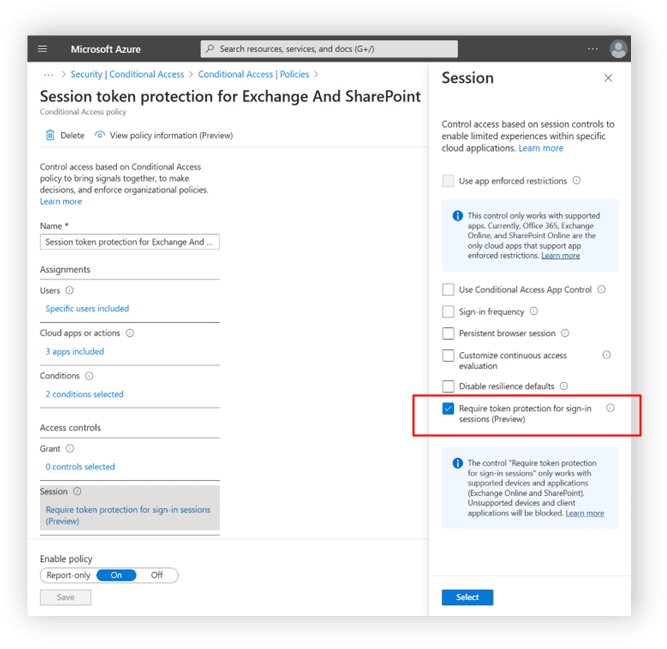 Azure AD Conditional Access Gets Token Protection for Sign-In Sessions